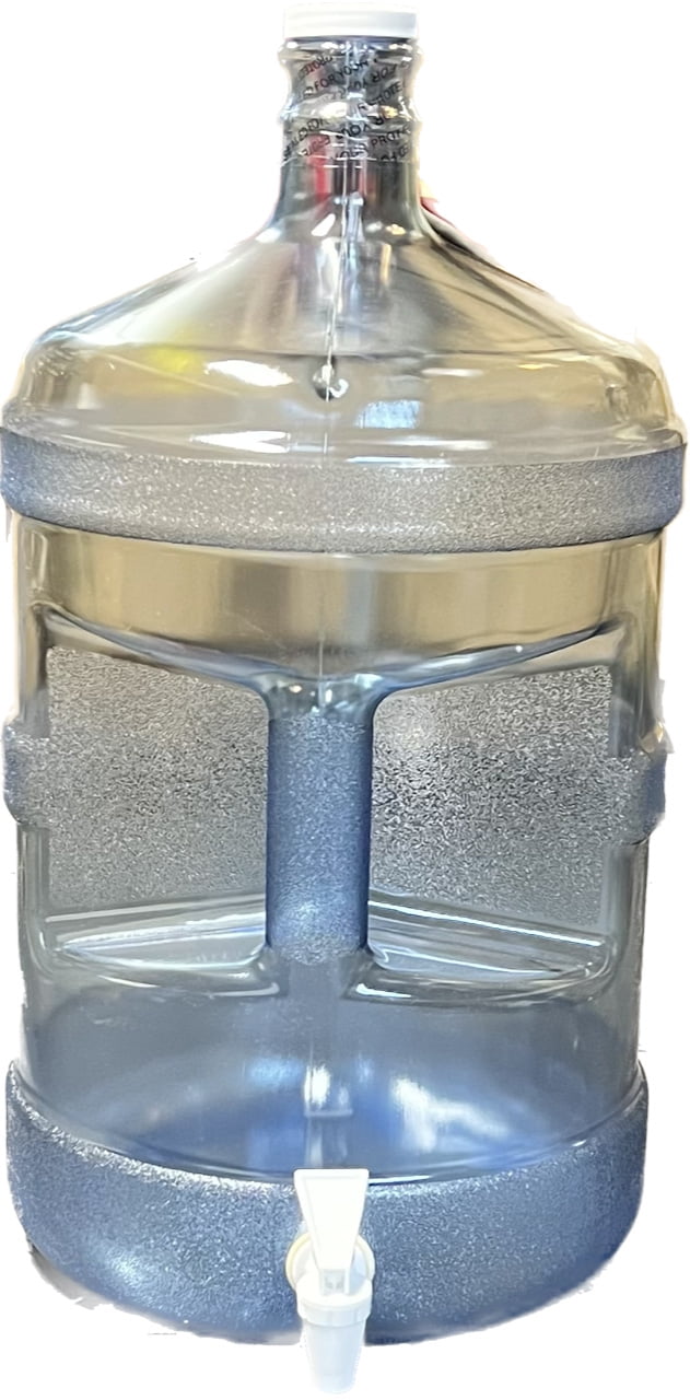 JTI 5 Gallon Bottle Jug Water W/ Spout Valve Dispenser Reusable BPA ...