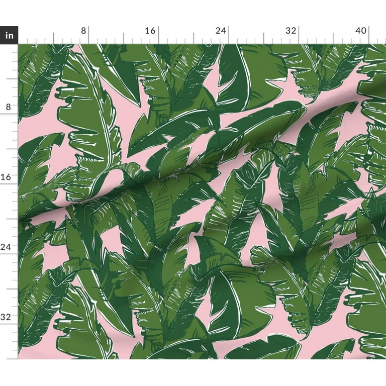 Palm Leaf Fabric Print