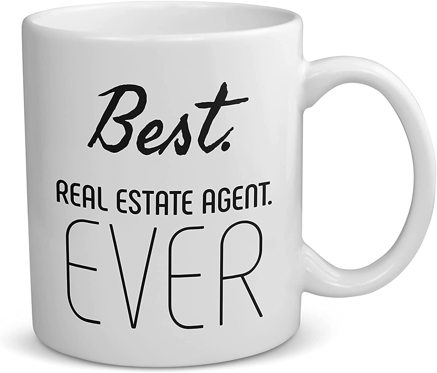 Best Real Estate Agent Ever Coffee Mug, Real Estate Agent Gifts for ...