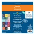 Hello Hobby 12" x 12" Multi-Pack Permanent Craft Vinyl Sheets (40 Count ...