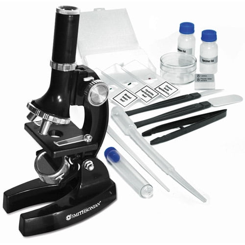 Smithsonian 150x, 450x, and 900x Microscope Kit - Walmart.com