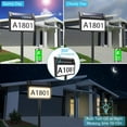 DEERDANCE Solar Address Sign Lighted House Numbers Waterproof, Solar ...