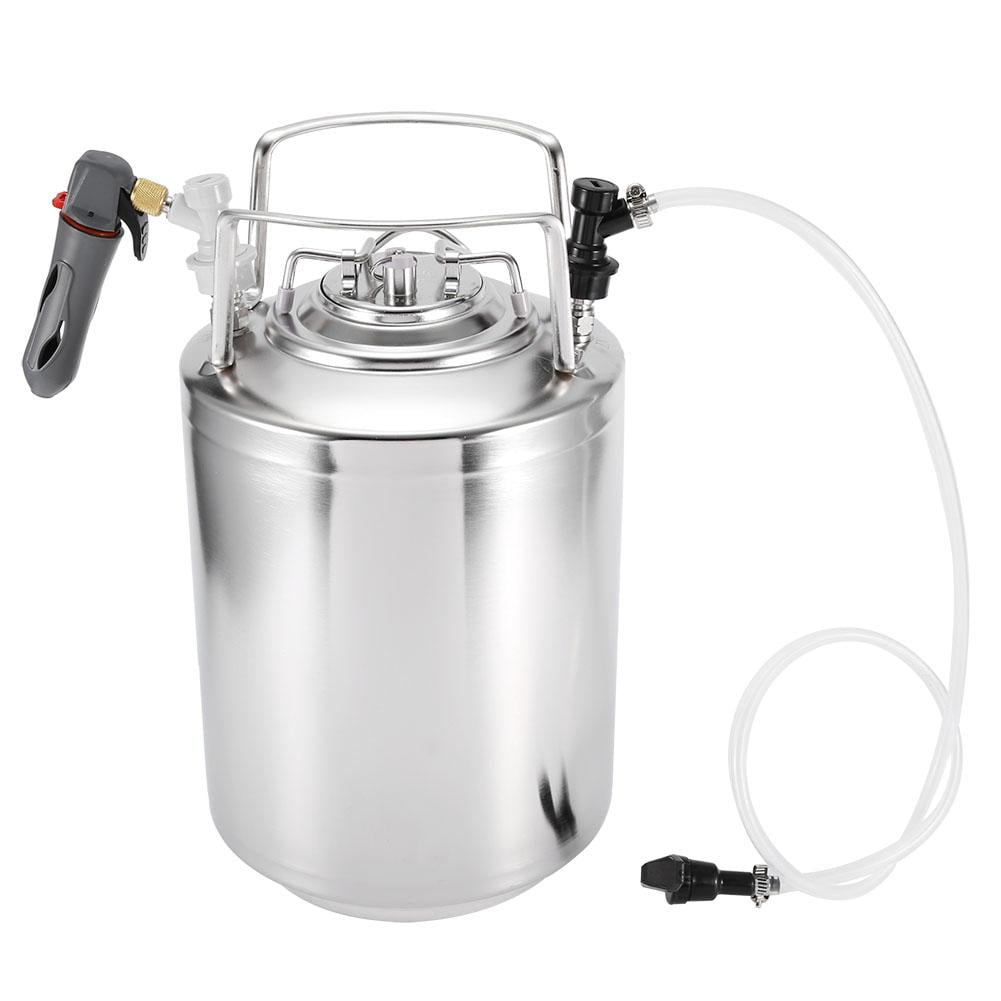 LYUMO Stainless Steel Beer Keg System Dispenser Kit with Hose Faucet ...