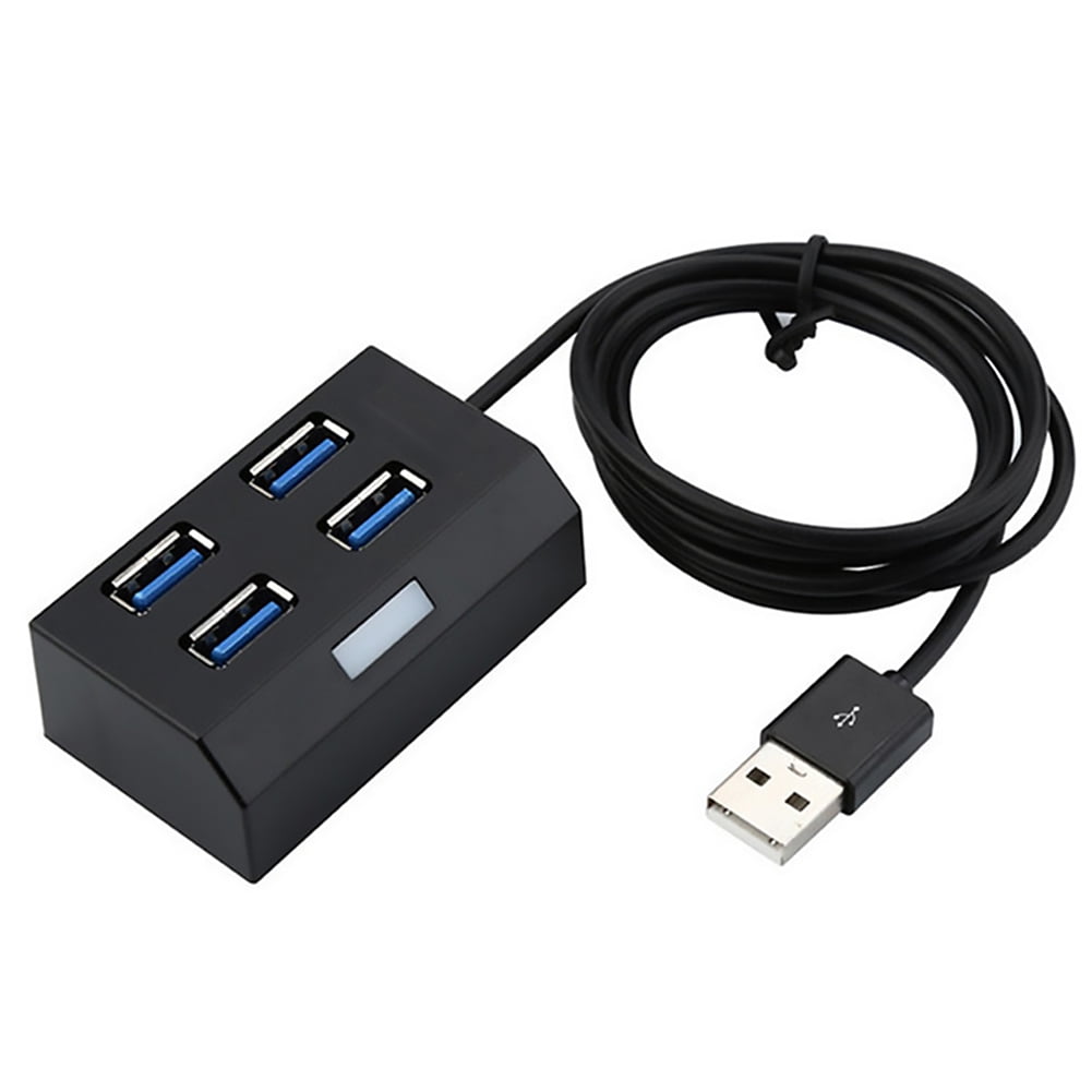 LoyGkgas New 4 Ports USB 2.0 HUB Splitter Adapter External Converter ...