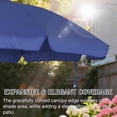 6.5 Foot Patio Umbrella with Push Button Tilt and Height Adjustment ...