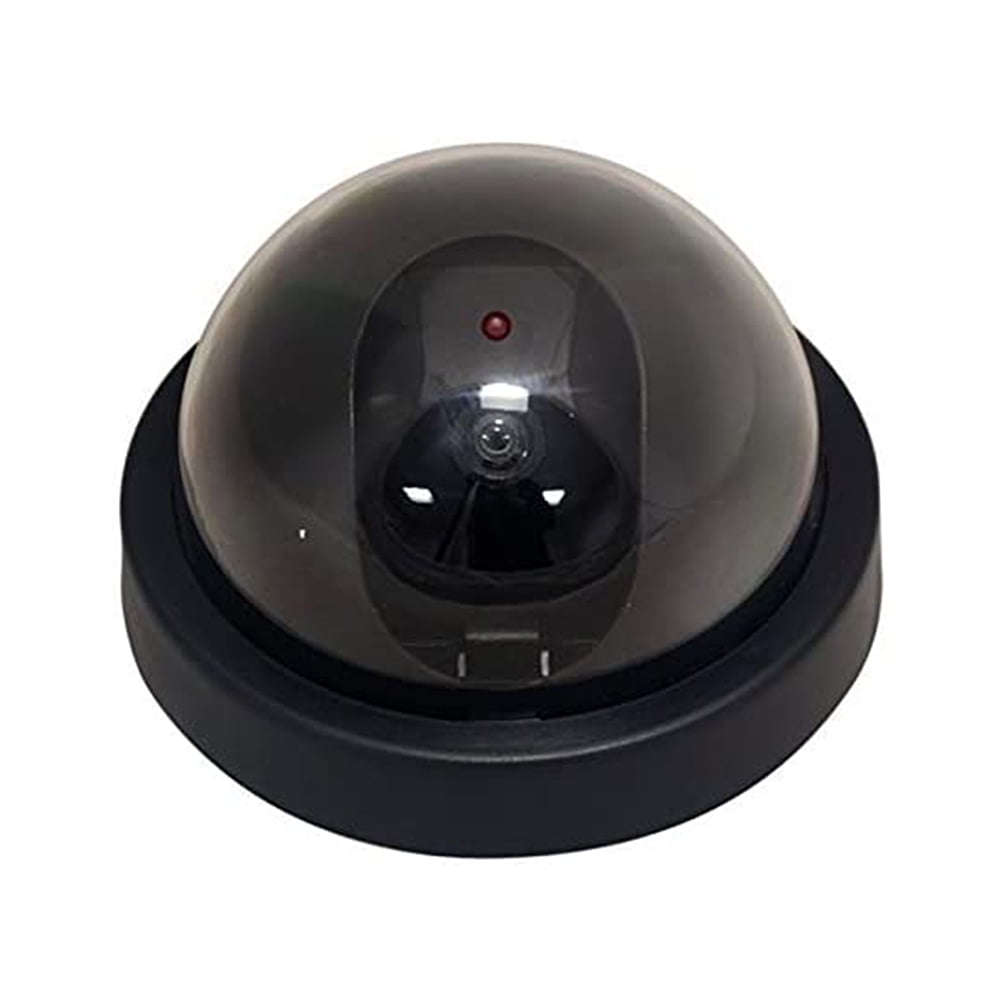Monitor simulado de simulación de cámara CCTV de seguridad domo con luz ...