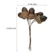 RENACLIPY Set of 6 Realistic Pine Nut Ornaments for Weddings, Holiday ...