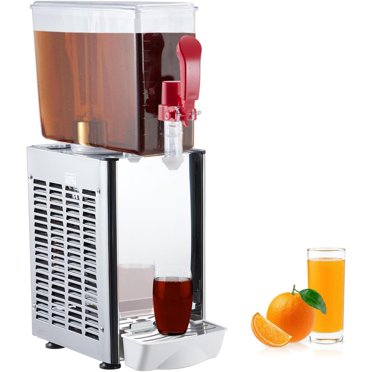 BENTISM Dual Tank Commercial Beverage Dispenser, Cold Juice/Ice Drink ...