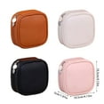 1. Leather Jewelry Bag With Adjustable Drawstring, Compact Travel ...