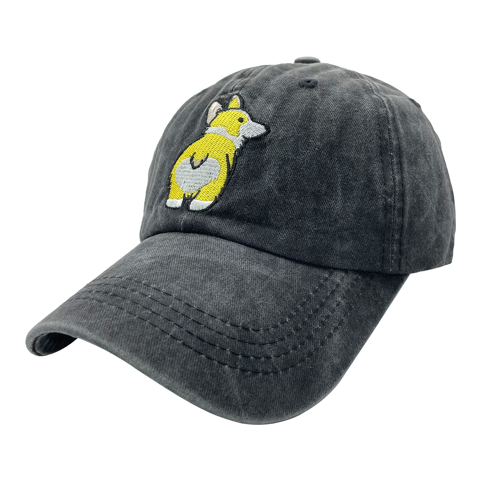 Men's & Women's Cute Corgi Dog Mom & Dog Dad Baseball Cap Vintage ...