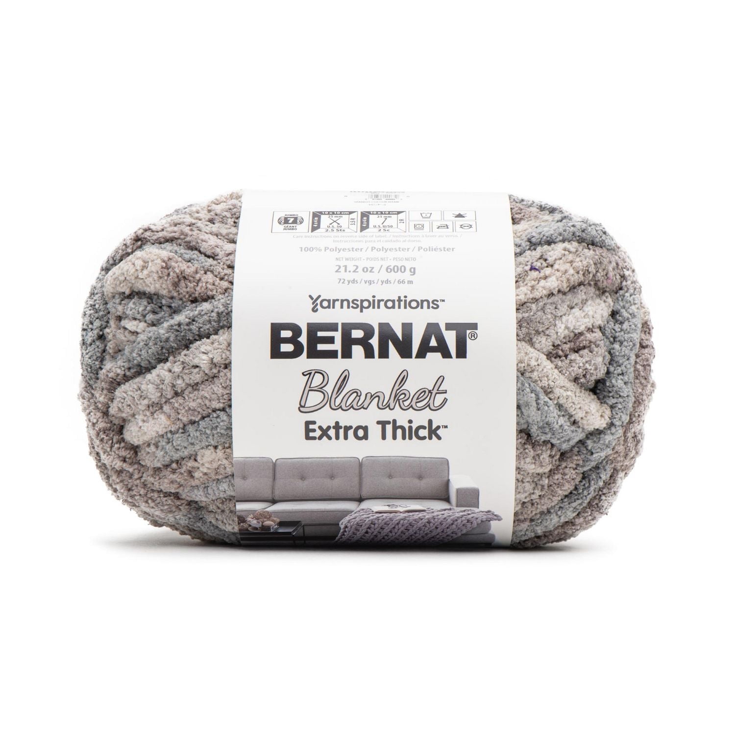Click here for Bernat Blanket Extra Thick #7 Jumbo Polyester Yarn... prices