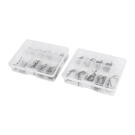2 Box 80 in 1 Metal Eyeless Sea Fish Angling Fishing Hooks | Walmart Canada