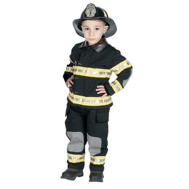 Black Firefighter Jacket & Bib Overalls w/Suspenders, Size 6/8 ...