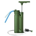 MIXFEER Portable Water Filter Pump Outdoor Water Purification System ...
