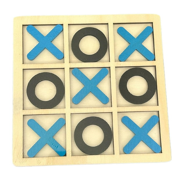 Wooden Tic TAC Toe Games Brain Teaser Puzzles for Kids Indoor Outdoor ...