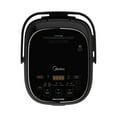 Midea 6-Cup Uncooked Rice Cooker, 360° Induction Heating Technology ...