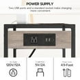 HOOBRO 3-Tier Printer Electronic Stand with 2 USB Power Outlets & Hooks ...