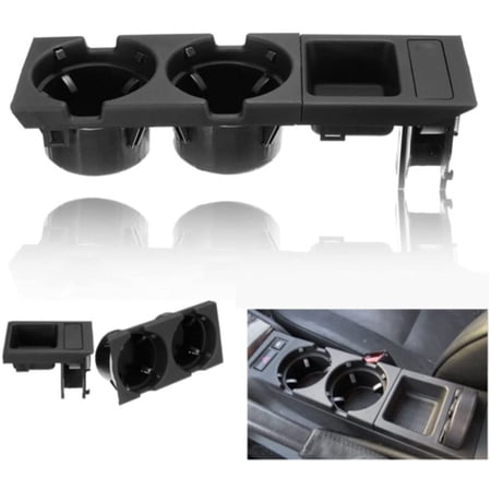 Car Center Console Water Cup Holder Beverage Bottle Holder Coin Tray ...