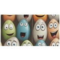 Easter Eggs Face 3 Ring Binders 1.5 inch Hardcover File Folders with ...