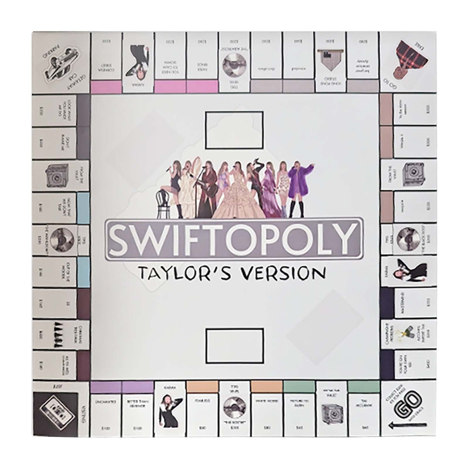 Swiftopoly Board Game 80s Retro Monopoly Style Taylor Edition Couples ...