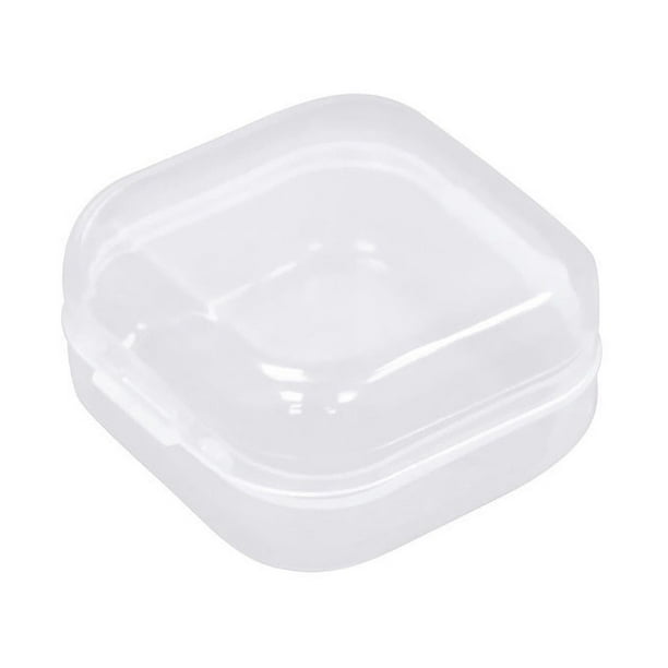 Plastic Storage Containers Small Bead Box, Mini Clear Square Storage ...
