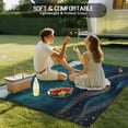 Abstract Sky Outdoor Rug, Cloud Wave Non-Slip Area Rugs Carpet ...