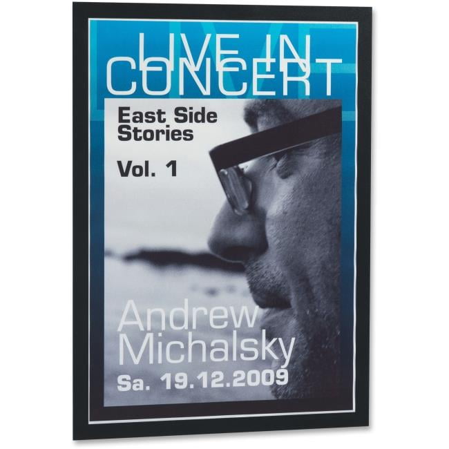 Durable 11 x 17 in. Adhesive Frame - Black - Walmart.com