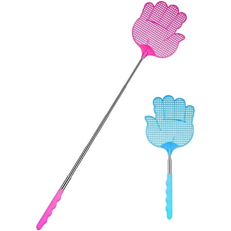 Car 2 Pieces Fly Swatter, Manual Pest Control, Telescopic Fly Swatter ...