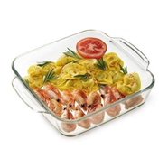 Simax Exclusive Rectangular Glass Roaster | With Plastic Lid, Heat ...