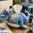 YuanGuangQ Quilted sea Animal Tissue Box DIY Kit, Sea Animal Sewing Kit ...