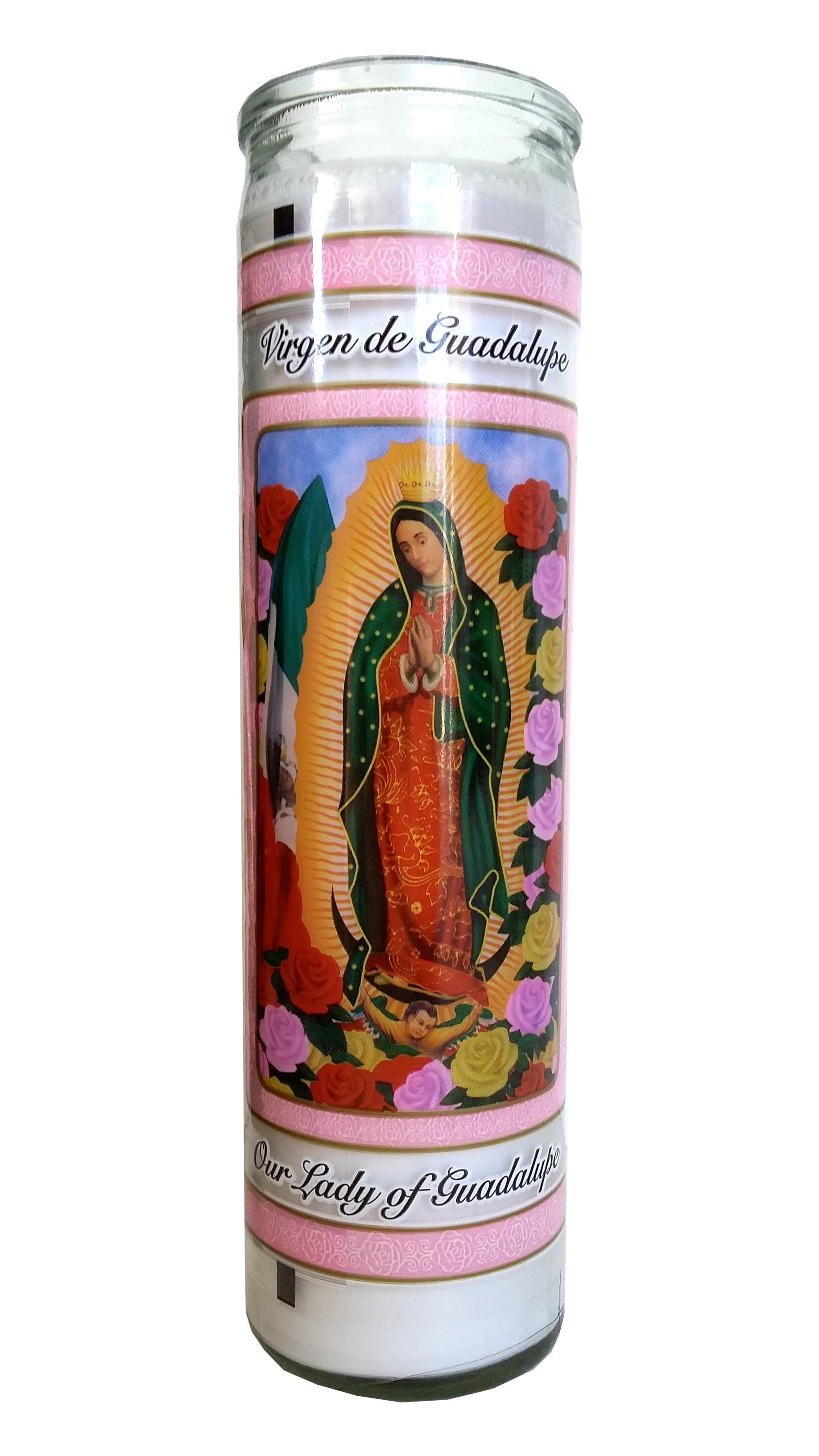 Our Lady of Guadalupe (Virgen de Guadalupe) Devotional Candle - Walmart.com