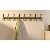 Dseap Coat Rack Wall Mounted-8 Tri Hooks,Stainless Steel Heavy Duty ...
