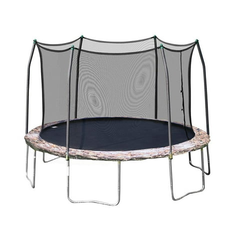 Skywalker Trampolines 15 Foot Round Outdoor Trampoline with Enclosure ...
