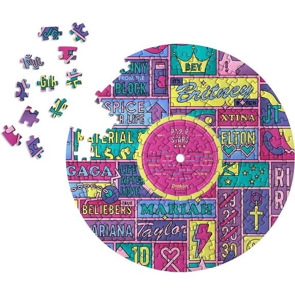Luckies of London | Jigsaw Puzzle | Vinyl Record Shaped Puzzle Board ...