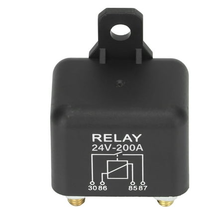 4 Pin Start Relay, NO Starter Relay Brass Coil 24V 200A For Electrical ...