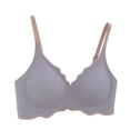 Ahuyic Summer Plus Size Bra For Women, Womens Solid Color Casual Bra ...