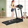 Home Gym Smart Fitness Equipment Foldable Motorized Treadmill 5" LCD ...