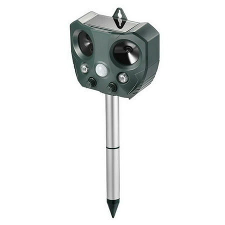 Jinnoda Solar Ultra Sonic Bird Dog Snake Scarer Infrared Sensor Animal ...