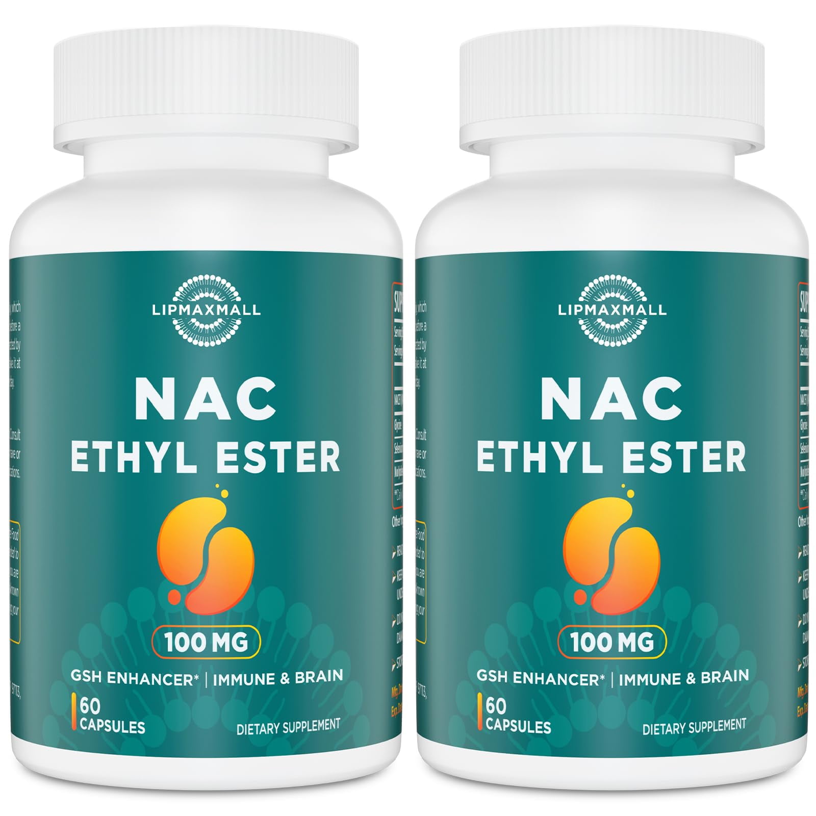 N-Acetyl Cysteine Ethyl Ester 100mg - More Absorption Than 1000mg NAC ...