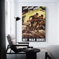 Buy War Bonds - WW2 Propaganda Canvas Printing Art Poster for Living ...