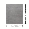 BBQ Grill Mesh Mat 30x40cm Non Stick Barbecue Net Liner Reusable Easily ...