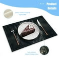 BaHomeck placemats Set of 4 rectangle Linen Cotton Placemats for Dining ...