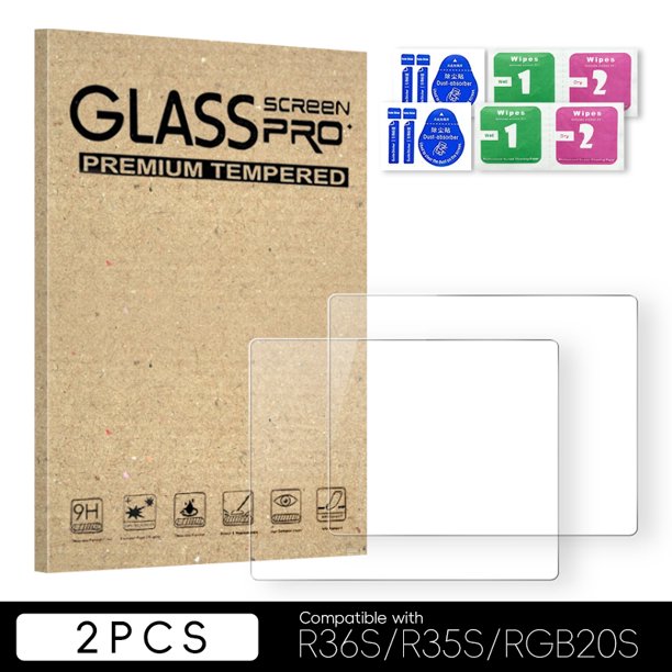 DATA FROG-Protector de pantalla R36S, cristal templado para R35S ...