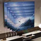 POVISON 78'' Modern TV Stand for Projector, Sintered Stone TV Cabinet ...