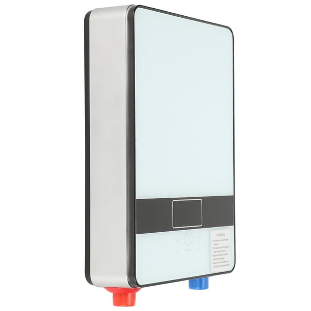 Calentador de agua eléctrico sin tanque, calentador de agua instantáneo eléctrico de 4500 W 110 ...