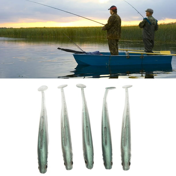 Artificial Fish Lure, 3D Eyes Soft Body Simulated Fish Bait Throwing ...