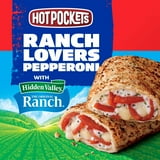 Hot Pockets Frozen Snacks Ranch Lovers Pepperoni Lovers, Hidden Valley ...
