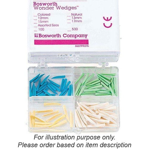 Keystone 0921417 Wonder Wedges Interproximal Wooden Dental Wedges 12Mm ...