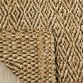 SAFAVIEH Natural Fiber Doreen Geometric Jute Area Rug, Natural/Brown, 2 ...