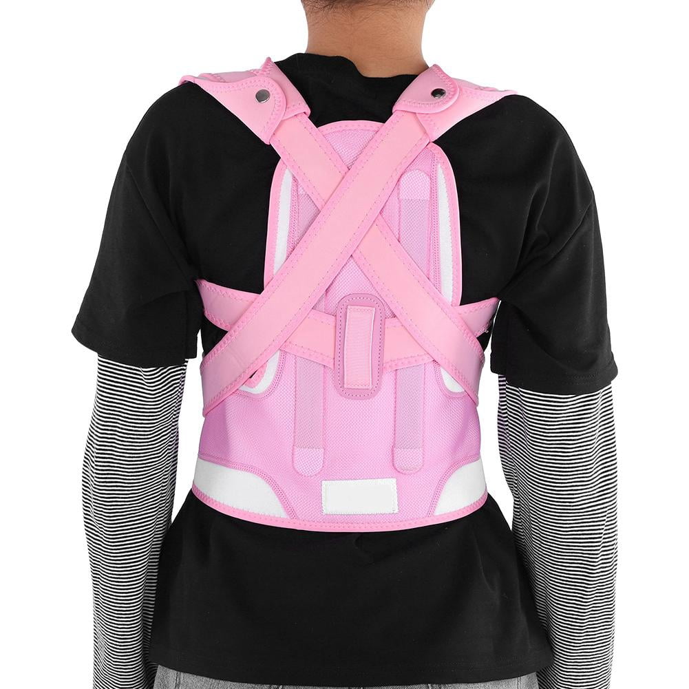 Tebru Kids Shoulder Back Brace Children Posture Corrector Kyphosis ...